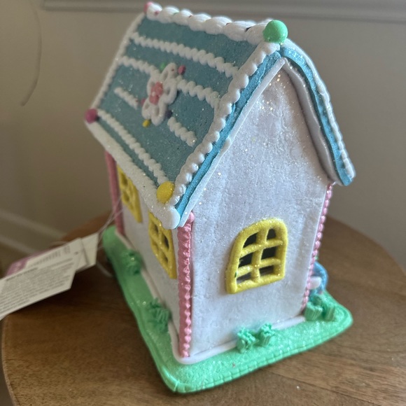 Holiday | Easter Spring Home Village House Bunny Chick Glitter Clay ...